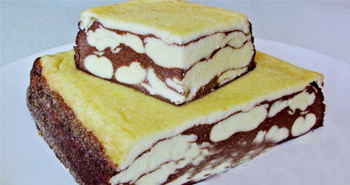 Tvarohový koláč s jemnou texturou bez mouky a krupice - Cooky.cz
