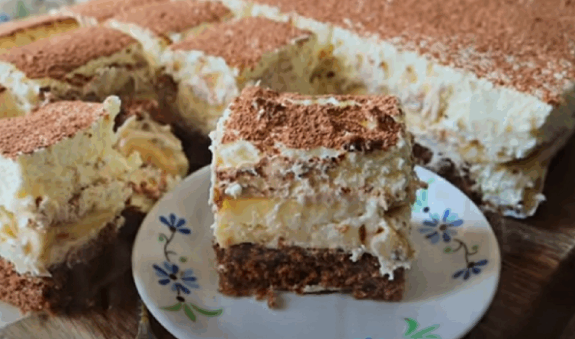 Banánový sen - dezert s mascarpone podle receptu známého cukráře