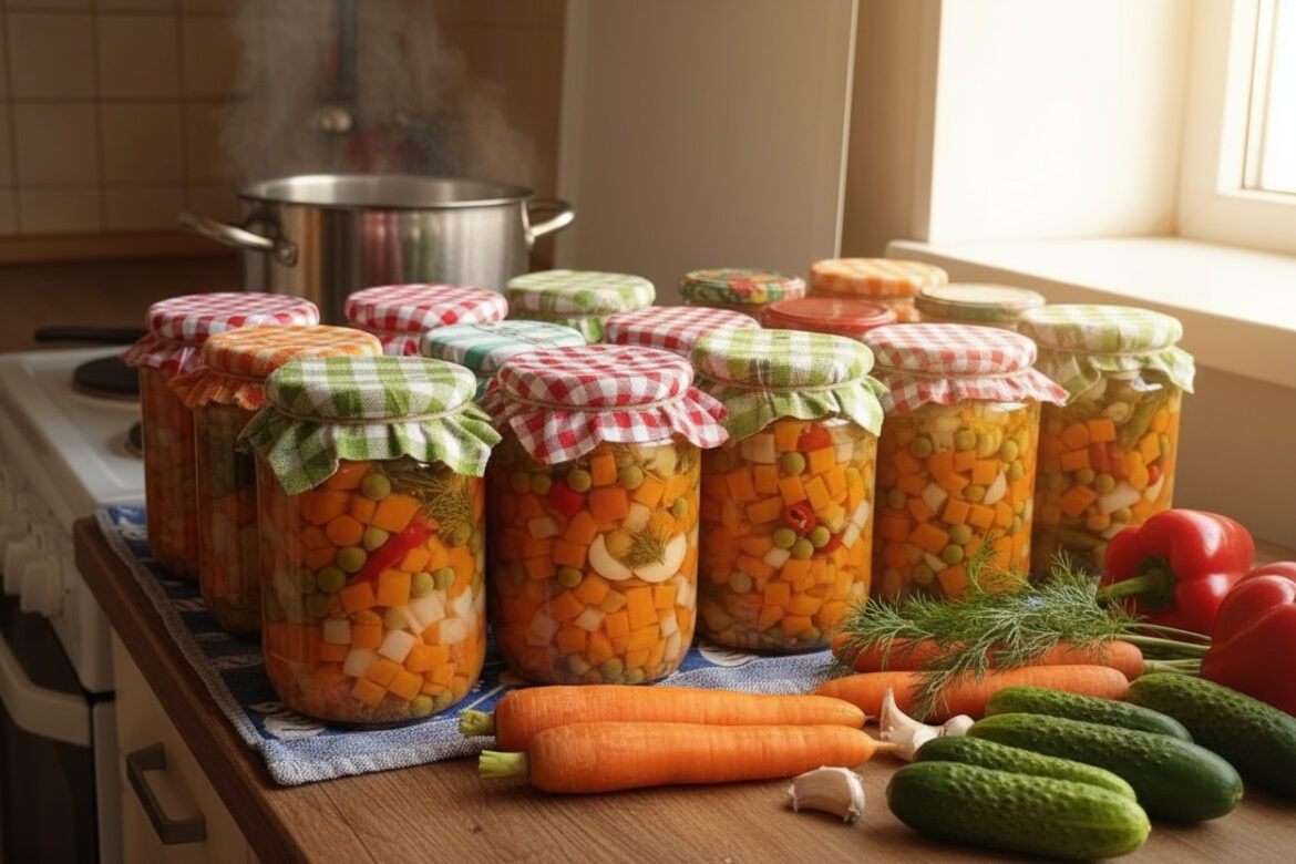Domácí Moravanka: Křupavá směs zeleniny ve sladkokyselém nálevu - Cooky.cz